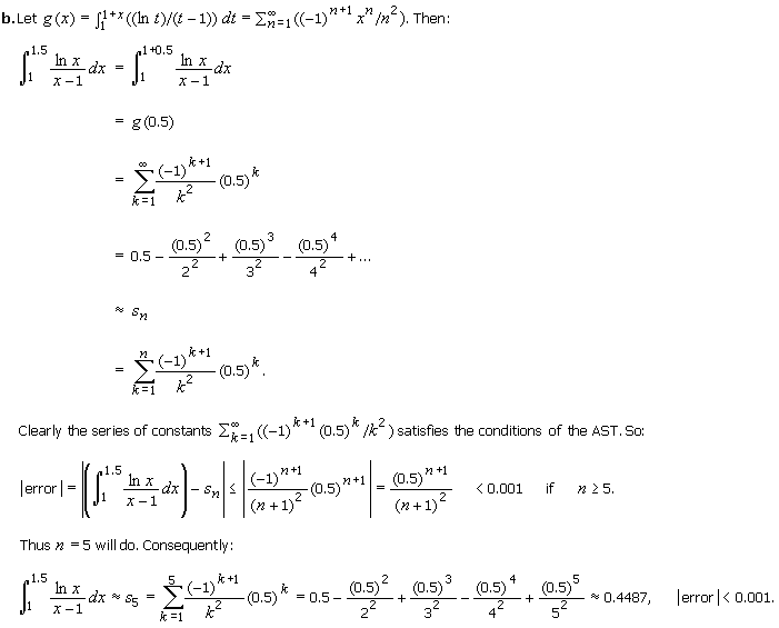 10.4 Applications Of Taylor Series