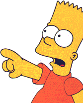 Pointing at something