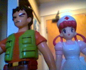 Pokemon: Brock and Nurse Joy