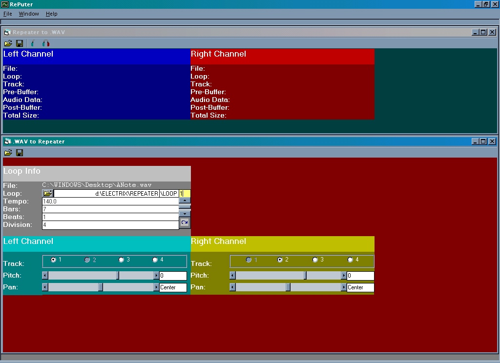 RePuter - a Wave file Utility for the Electrix Repeater