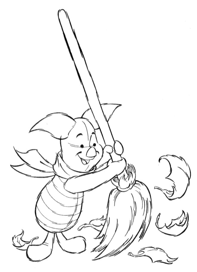 COLORING PAGES-A Piglet Fan's Paradise