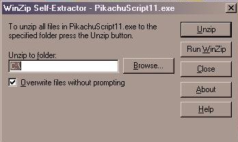 Welcome To Pikachu Script
