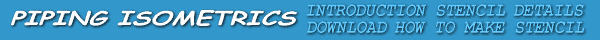 Visio shapes and stencil for piping isometrics by Junichi Yoda.