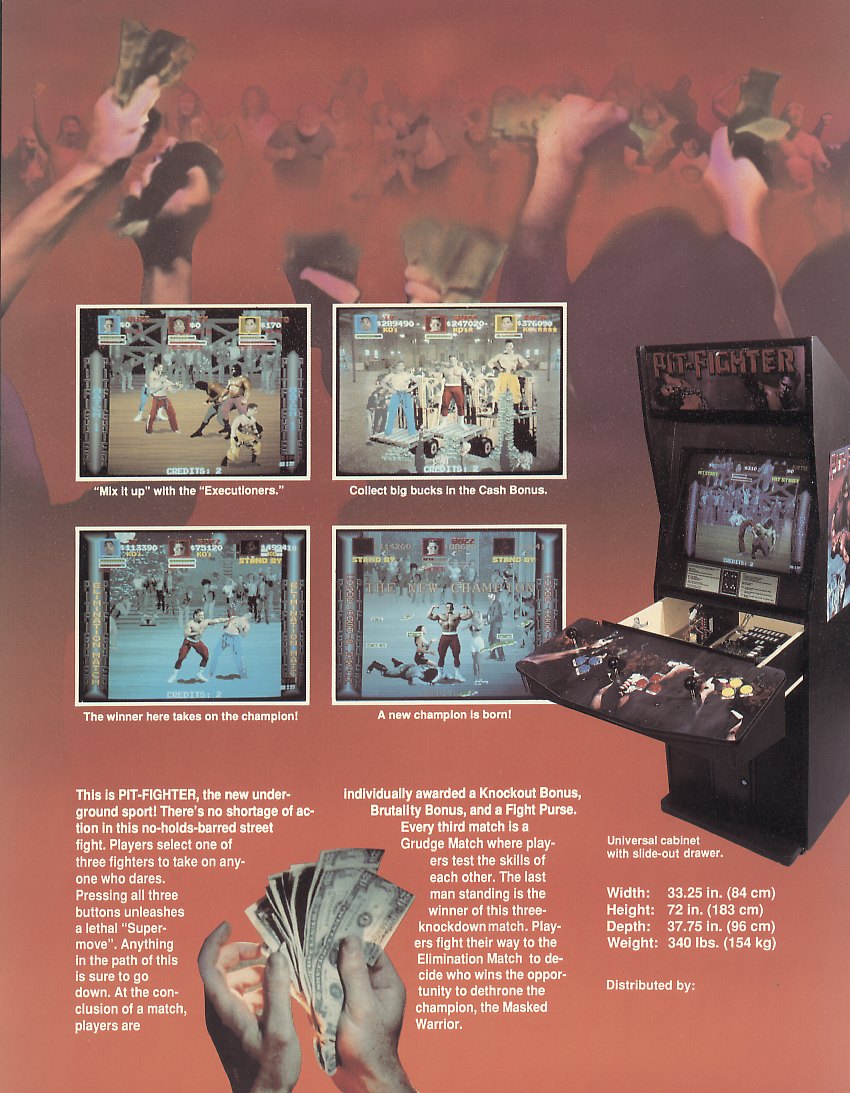 Pit-Fighter 2 copyright 2007 Atari Corporation and Hasbro Interactive