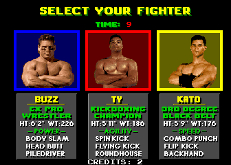 Pit Fighter 2 copyright 2007 Atari Corporation and Hasbro Interactive