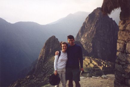 Alice and Peter at Macchu Picchu