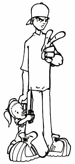 Eminem Coloring Book Pages Sketch Coloring Page