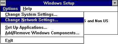 Network Setup Windows 3.11