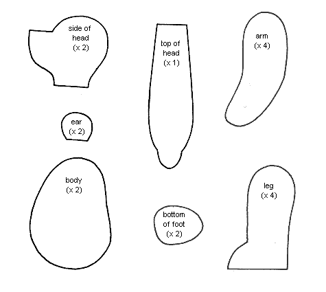 Winnie The Pooh Body Outline