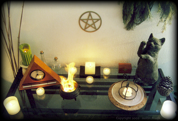 Portal Wicca - Sobre Wicca - Altar e Instrumentos