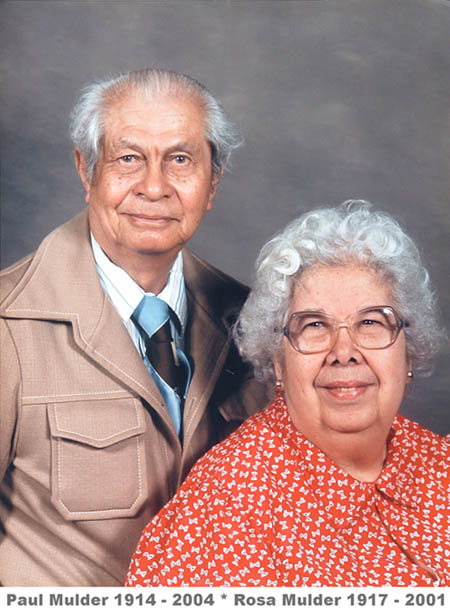 In Memory of Paul and Rosa Mulder