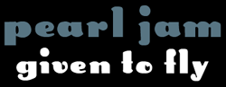 pearl jam fonts