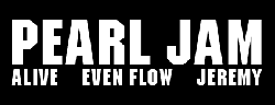 pearl jam fonts