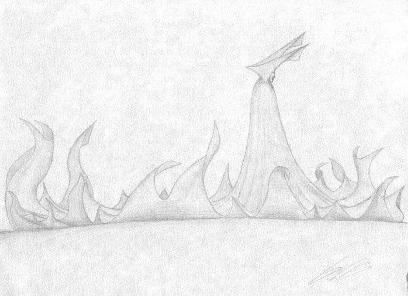 14_Dynamic_Cape_Original_pencil_sketch