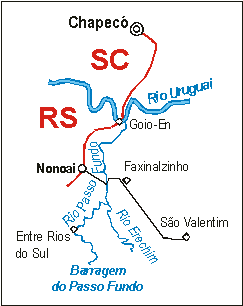 Pró-Aventuras: Mapa Rio Passo Fundo