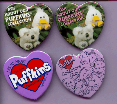 Puffkins Digest - Other Collectible Puffkin Items - Buttons