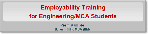 Employability Training for IT Engineering /MCA Students