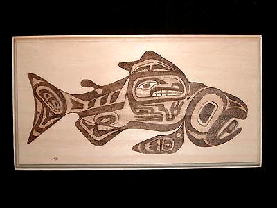 Pyrography Panels—James R. Ward