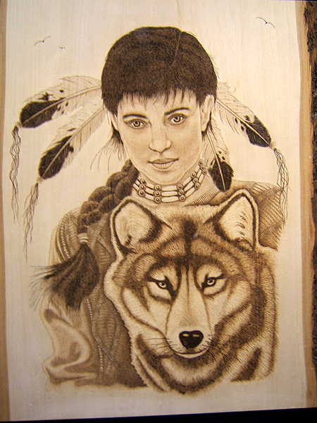 Pyrography Panels—James R. Ward