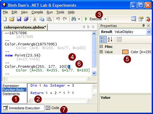 Binh Dam's .NET Lab & Experiments - Immediate .NET Code Execution
