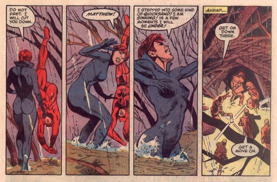 Quicksand in Books, Comics, ect.