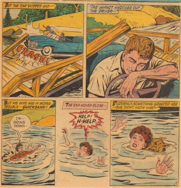 Quicksand in Books, Comics, ect.