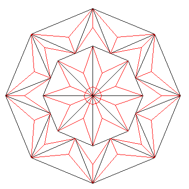 options for drawing the triangle quilts