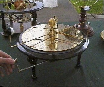 ORRERY HAND CRAFTED BY BRIAN GREIG