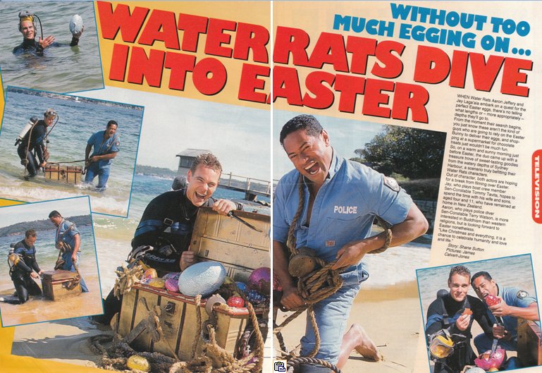Without much egging on... Water Rats dive into Easter