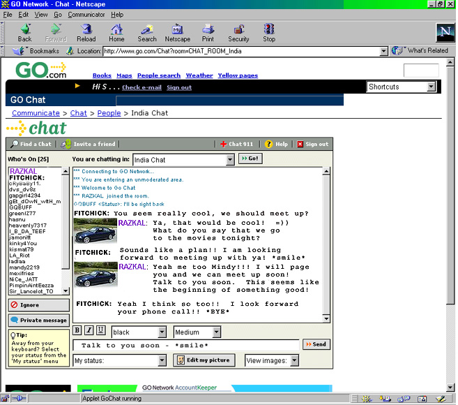 Sanj and Mindy's Website - How We Met