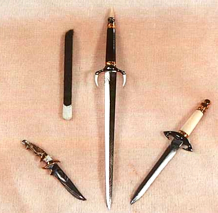Medievil Miniature Swords and Weaponry by R. Boos