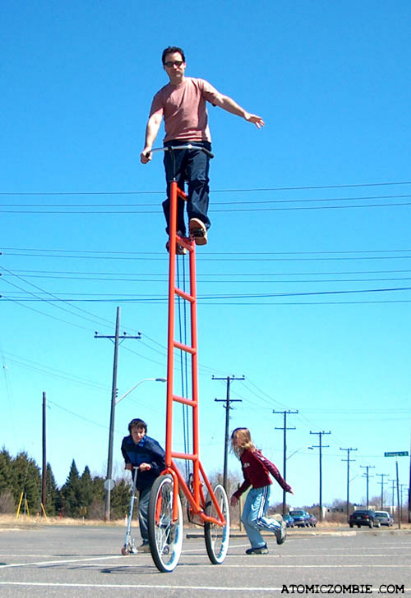 "Extreme" Unicycles and Bikes