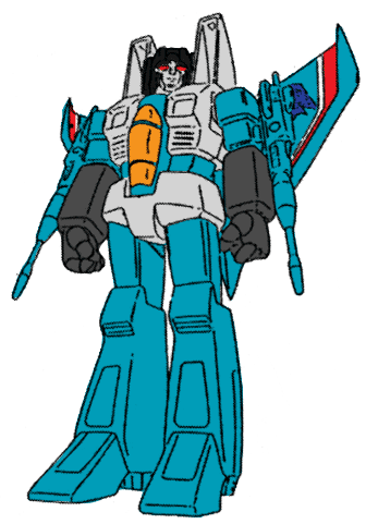 Transformers Decepticon Blue Jet Wing Fighter X Transformer Character