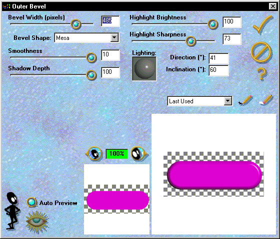 Making buttons Using PSP 6.2 and Eyecandy by: 2sXy