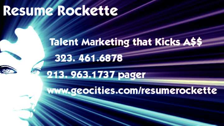 Resume Rockette Acting Resumes that Kick A$$