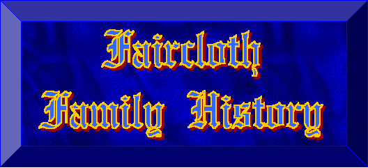 Faircloth Family History