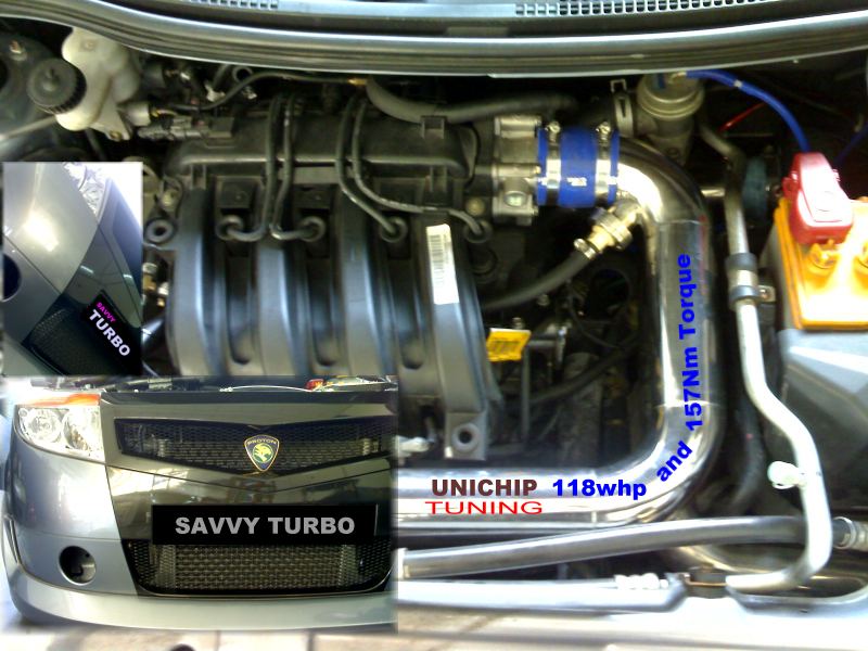 This Proton Savvy was turbocharged in the east coast and brought over ...