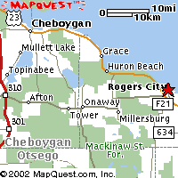 Map to Rogers Lodge No.493, F.&A.M.