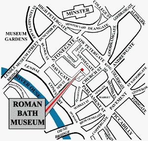 Roman Bath Museum Map