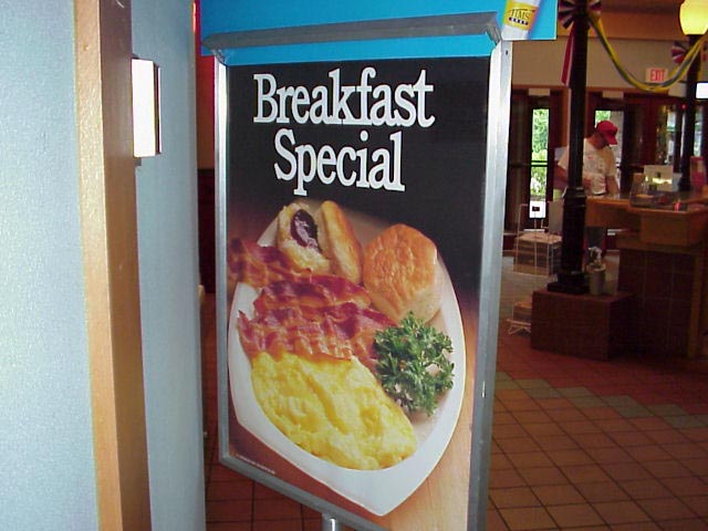 Roy Rogers Breakfast Menu