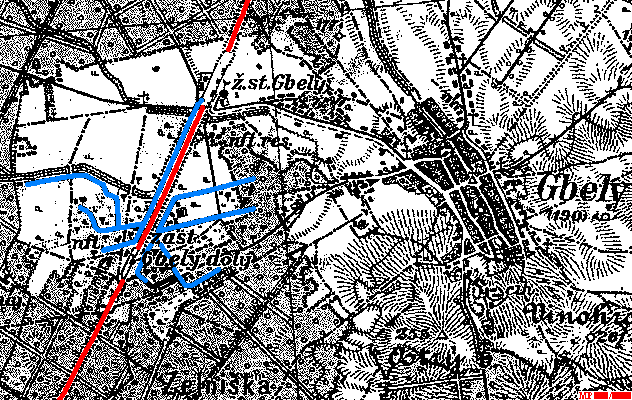 Priemyselná železnica Gbely