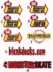 Russ Howell - SkateBoarding - Stickers