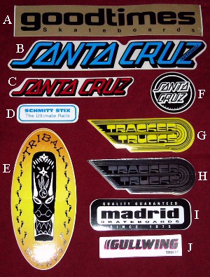 Russ Howell - SkateBoarding - Stickers