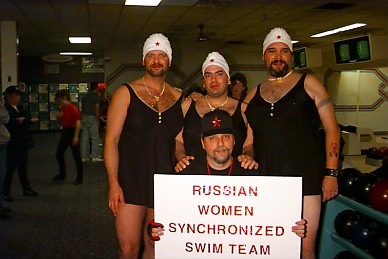 Russian Women Synchronized Swim Team