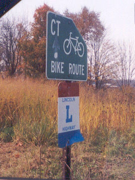 Ryan's Traffic Page-- Bike Route & Lincoln Highway Trailblazer Signs