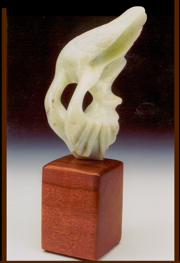 Stone sculpture by Diane Frederick