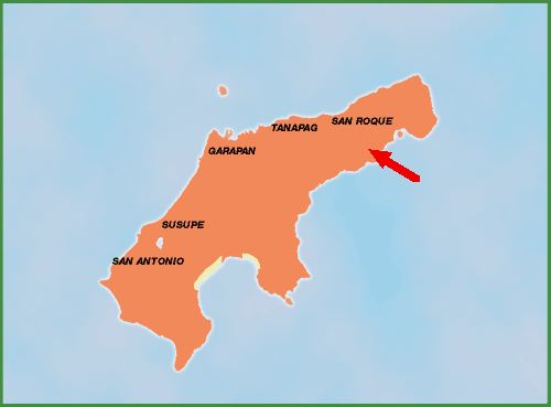 Saipan Pictures > Kalabera Cave > Map