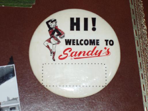 Sandy's Memorabilia Hamburgers Drive-In Sandys 1960s 1950s McDonalds ...