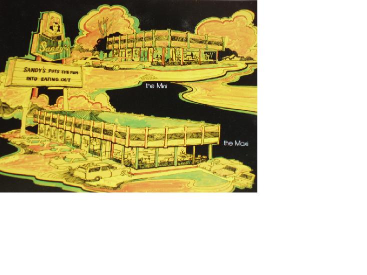 Sandy's Franchise Information Hamburgers Drive-In Sandys 1960s 1950s ...