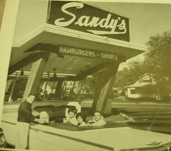 Sandy's Peoria Illinois Hamburgers Drive-In Sandys 1960s 1950s ...